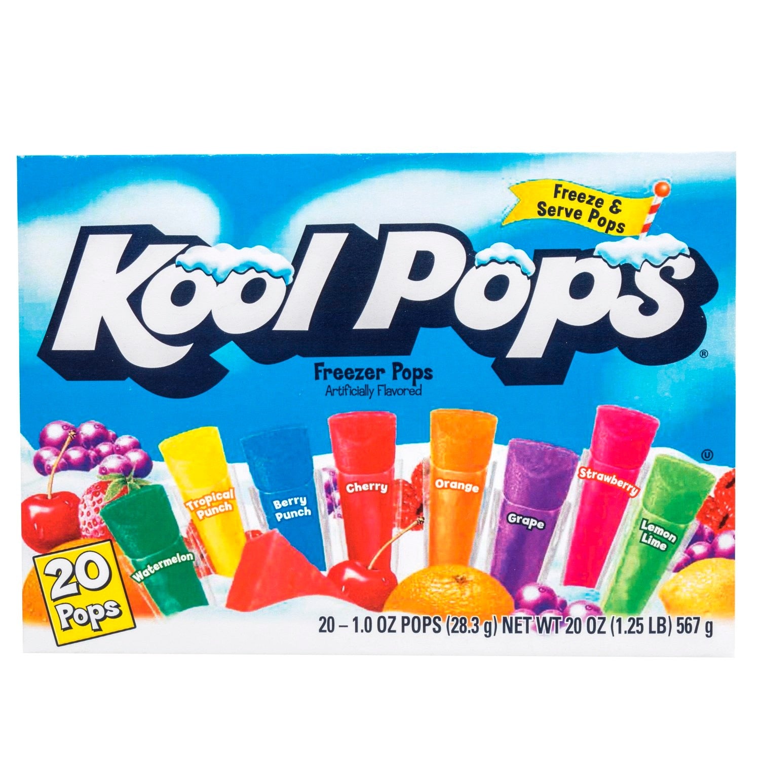 Kool Pops Original Freezer Pops, 20-ct – The Fresh Pantry